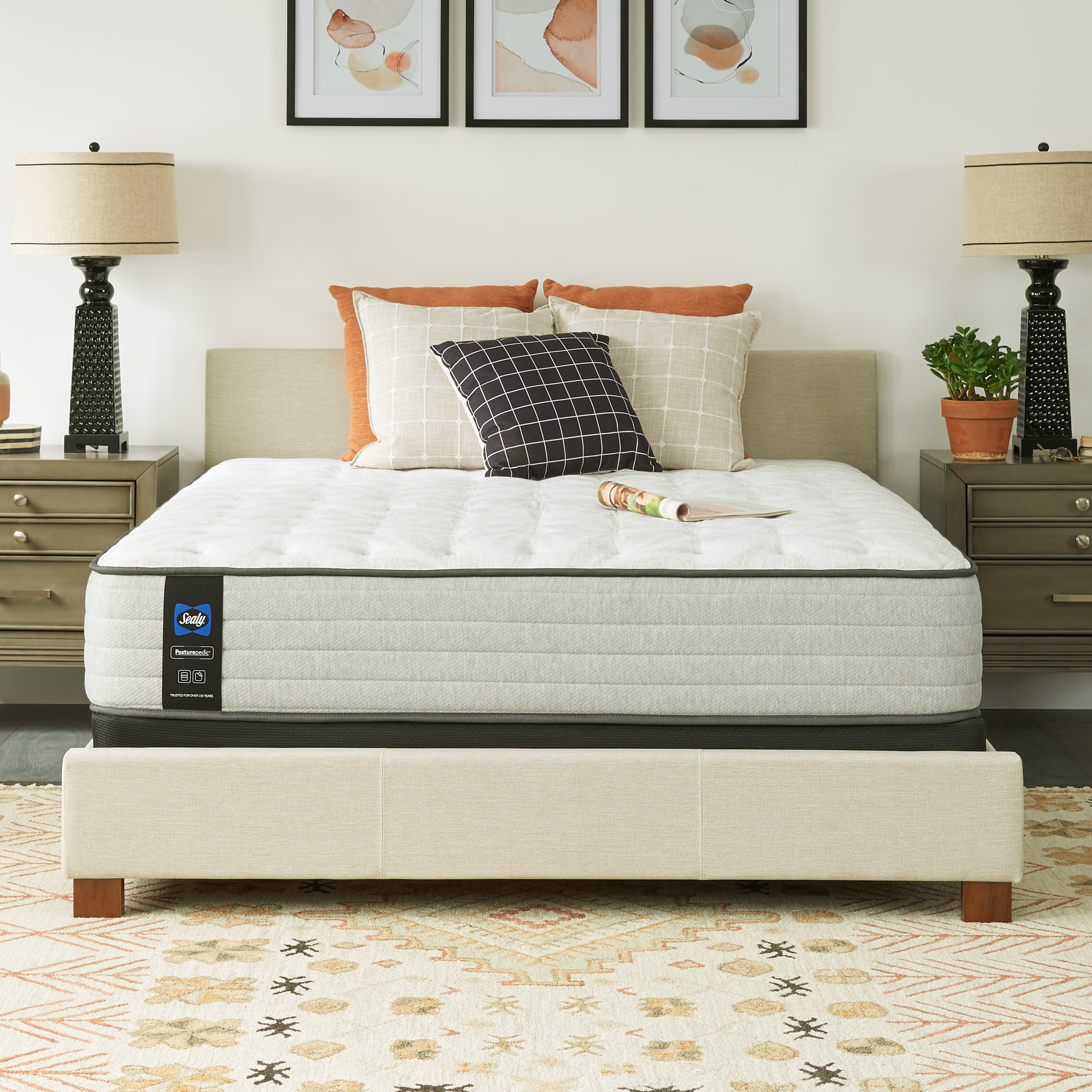 Sealy Summer Rose Medium Tight Top Full Mattress - Gil's Furniture ...