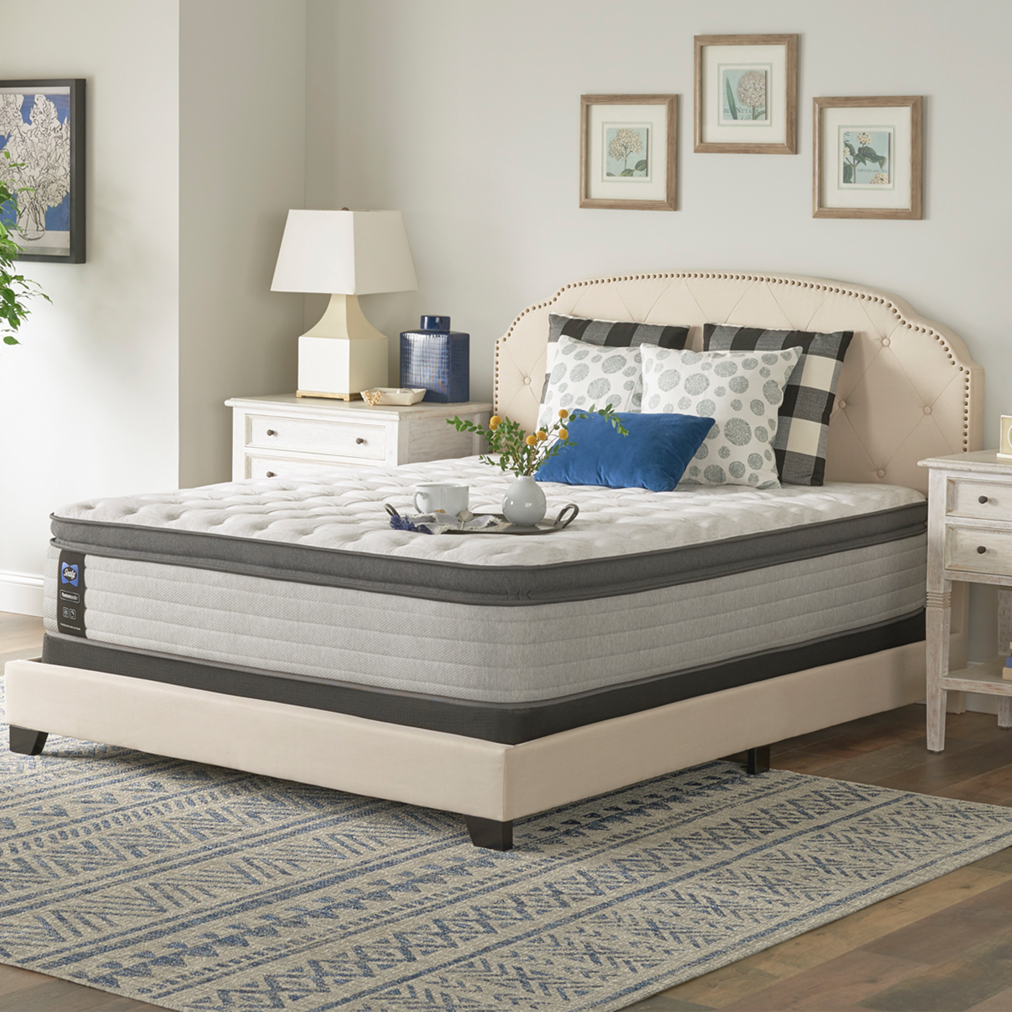 Sealy Garner II Soft Euro Pillow Top Queen Mattress - Gil's Furniture ...