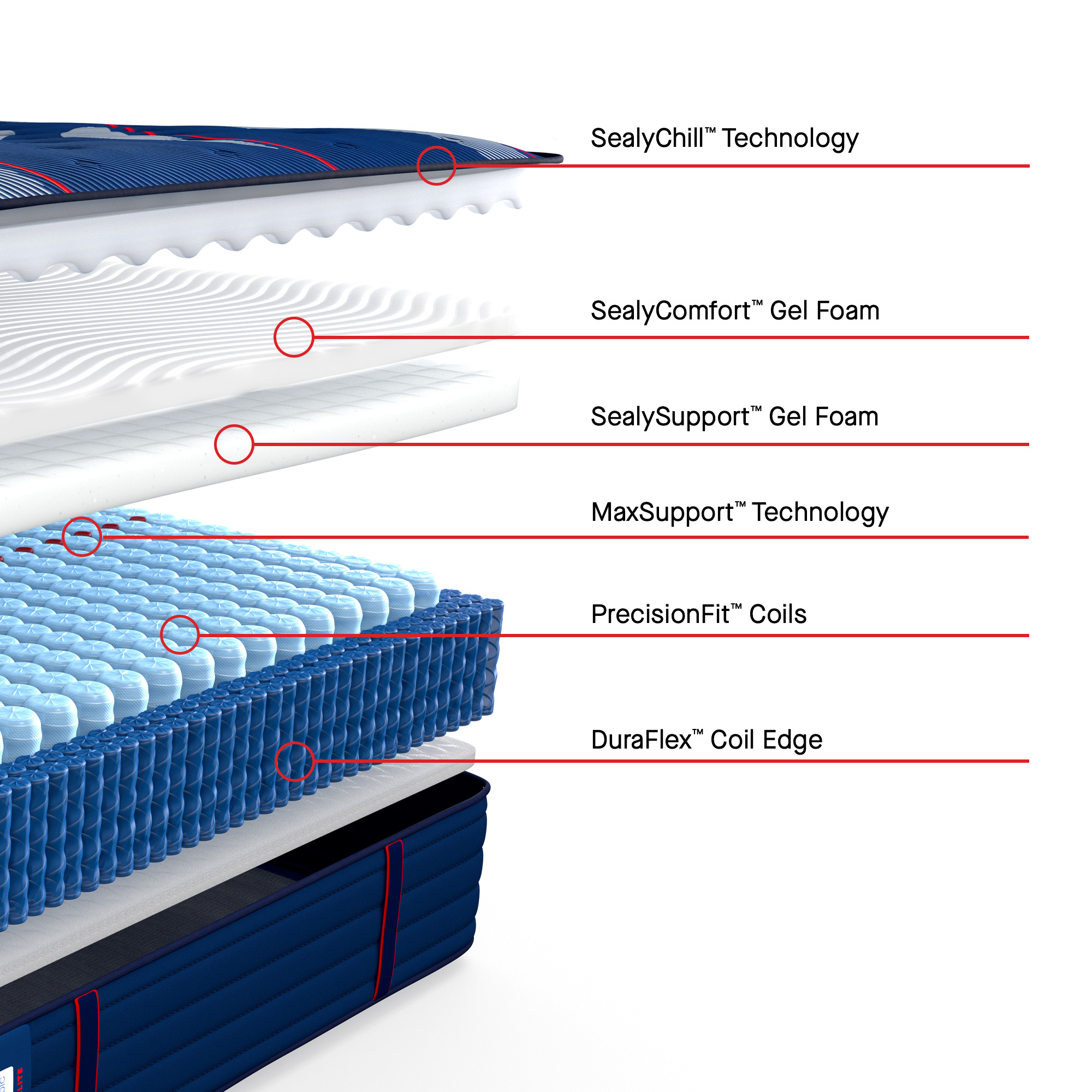 Sealy Brenham II Tight Top Ultra Firm Queen Mattress - Gil's Furniture ...