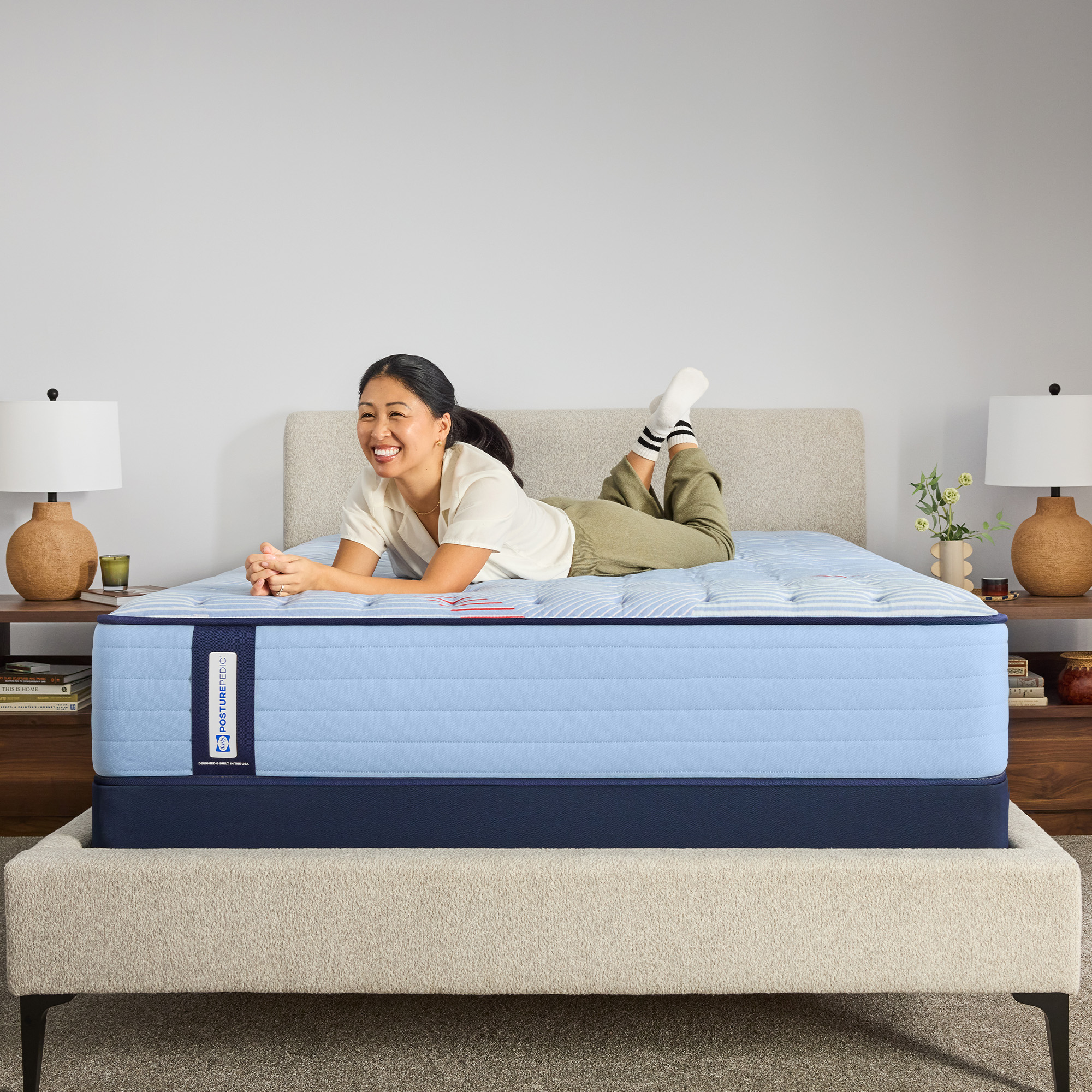Sealy Goddard Tight Top Firm Split Cal King Mattress - Gil's Furniture ...